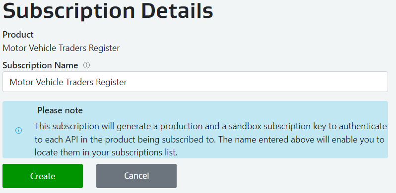 Cloud Authentication Subscription Key