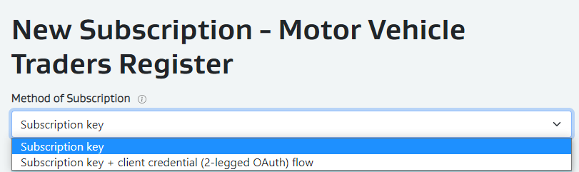 Cloud API subscriptions